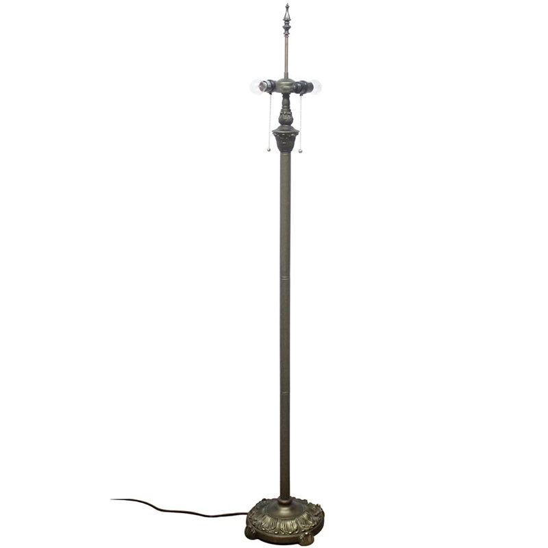Astoria Grand Tiffany Floor Lamp Base Only For 16-24 Inch Bronze Resin ...