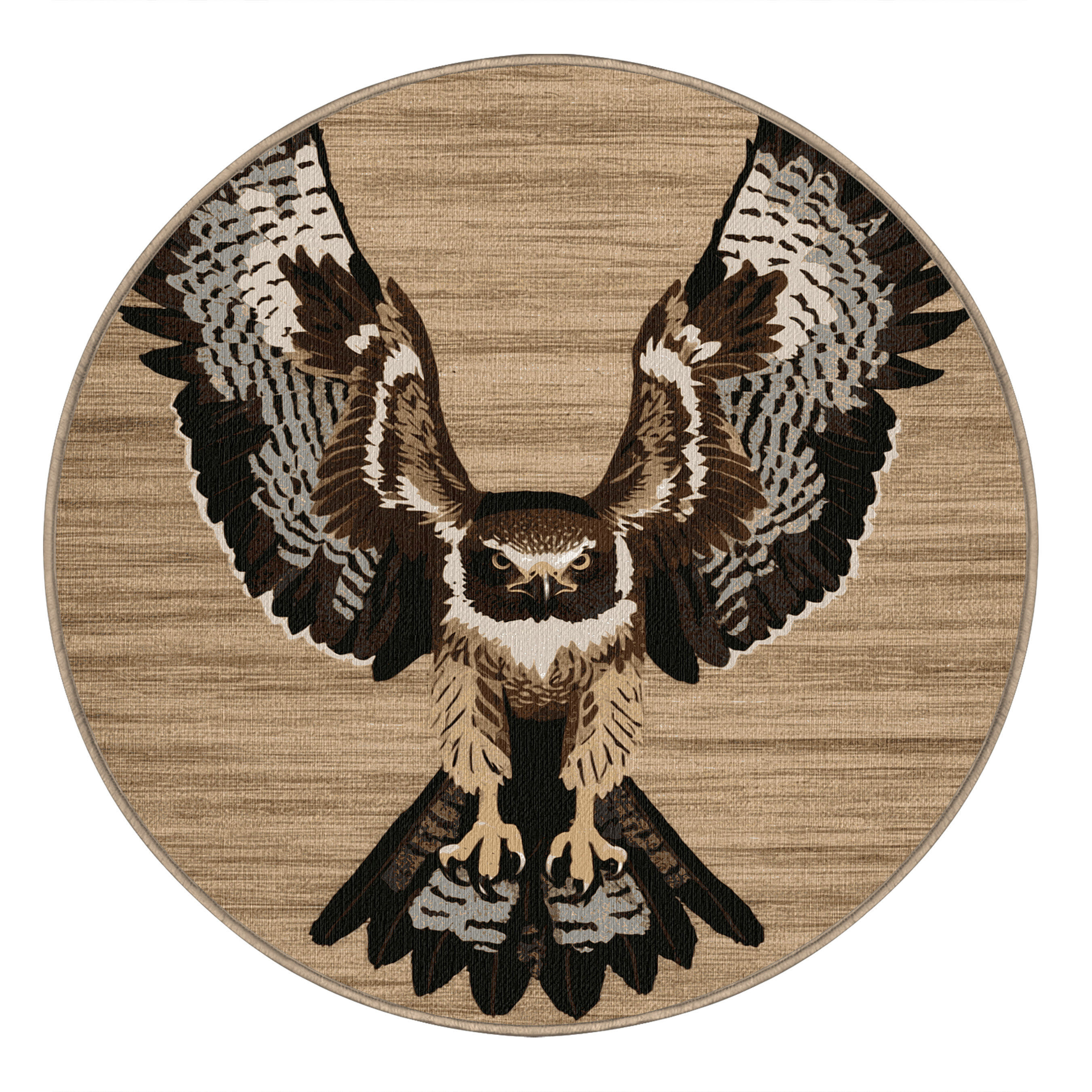 Foundry Select Washable Common Kestrel Birds Area Rug | Wayfair