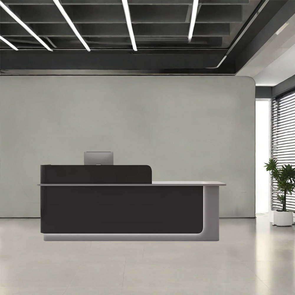 OX Art Reception Desk Multifunctional Computer Desk / Front Desk Table ...