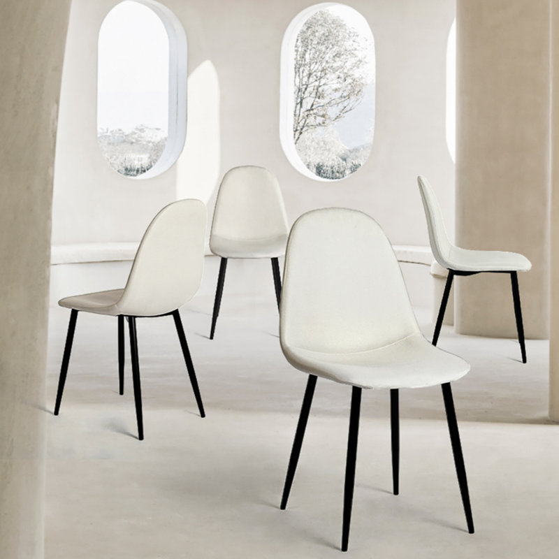 George Oliver Vintage Upholstered Side Chairs Mid-Century Modern Dining ...