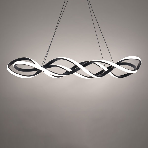 dweLED Interlace 1 - Light Novelty Geometric LED Pendant | Perigold