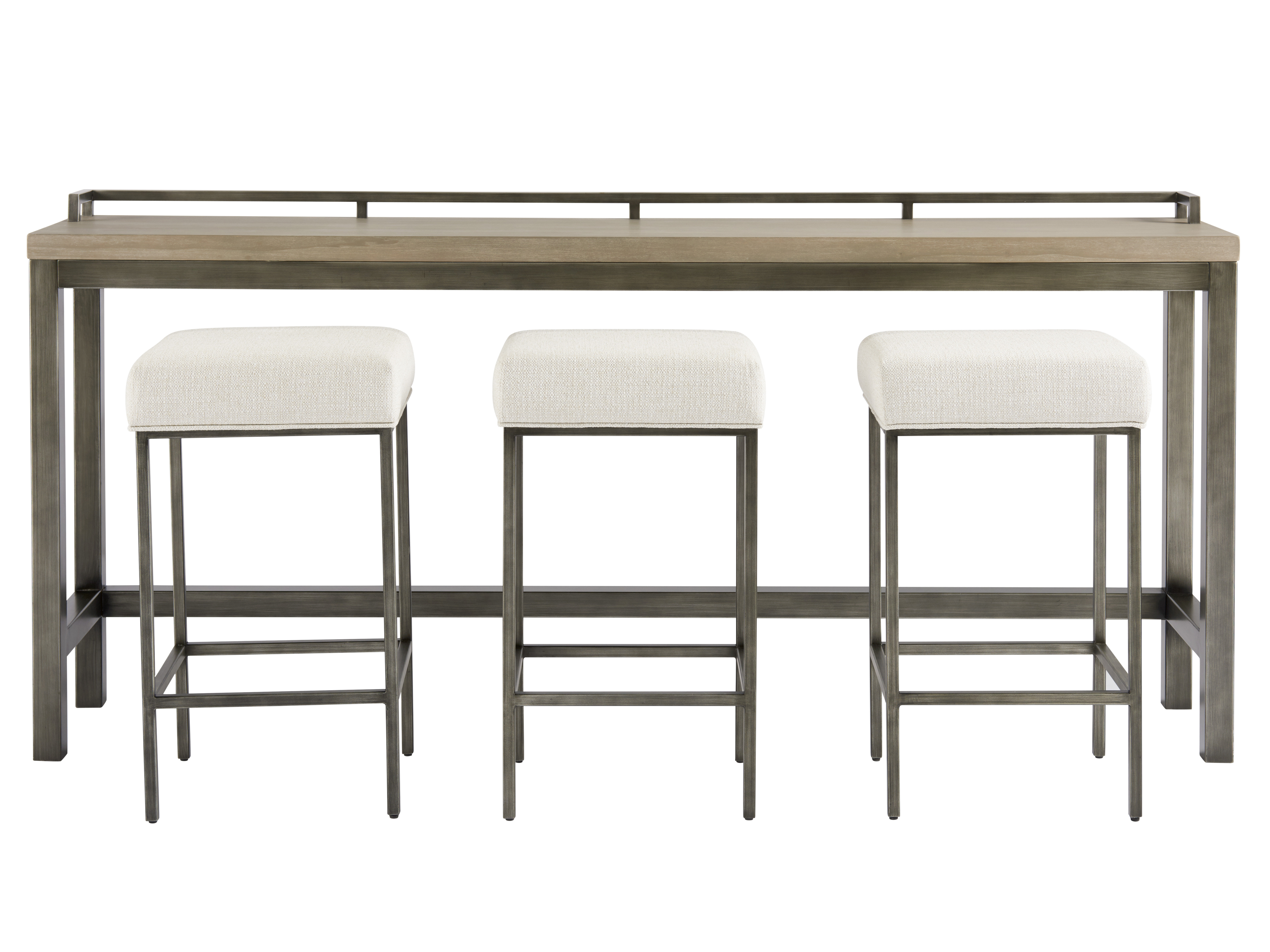 Universal Furniture Mitchell 82" Console Table and Stool Set & Reviews ...