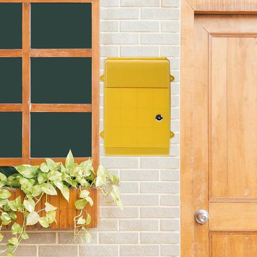 Invenitiah Milisten Wall Mount Mailbox Plastic Small Capacity Mailbox ...