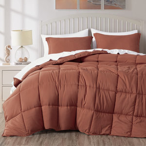 Chezmoi Collection Peachskin Microfiber Bedding Comforter Set & Reviews ...