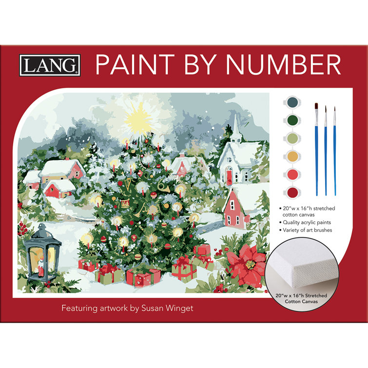 The Holiday Aisle® Christmas Tree Paint By Number - Wayfair Canada
