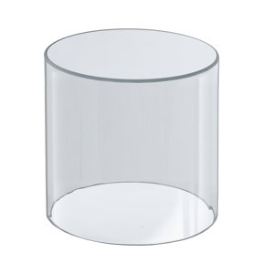 Azar Displays Clear Acrylic Cylinder Display, Plastic Round Container ...