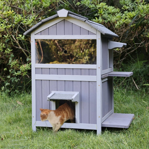 Tucker Murphy Pet™ Doneld Cat House | Wayfair