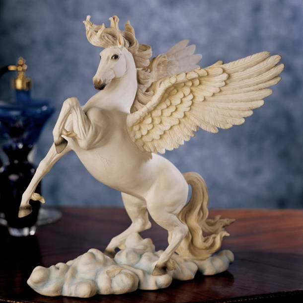 Design Toscano Figurine cheval grec Pegasus et Commentaires - Wayfair ...