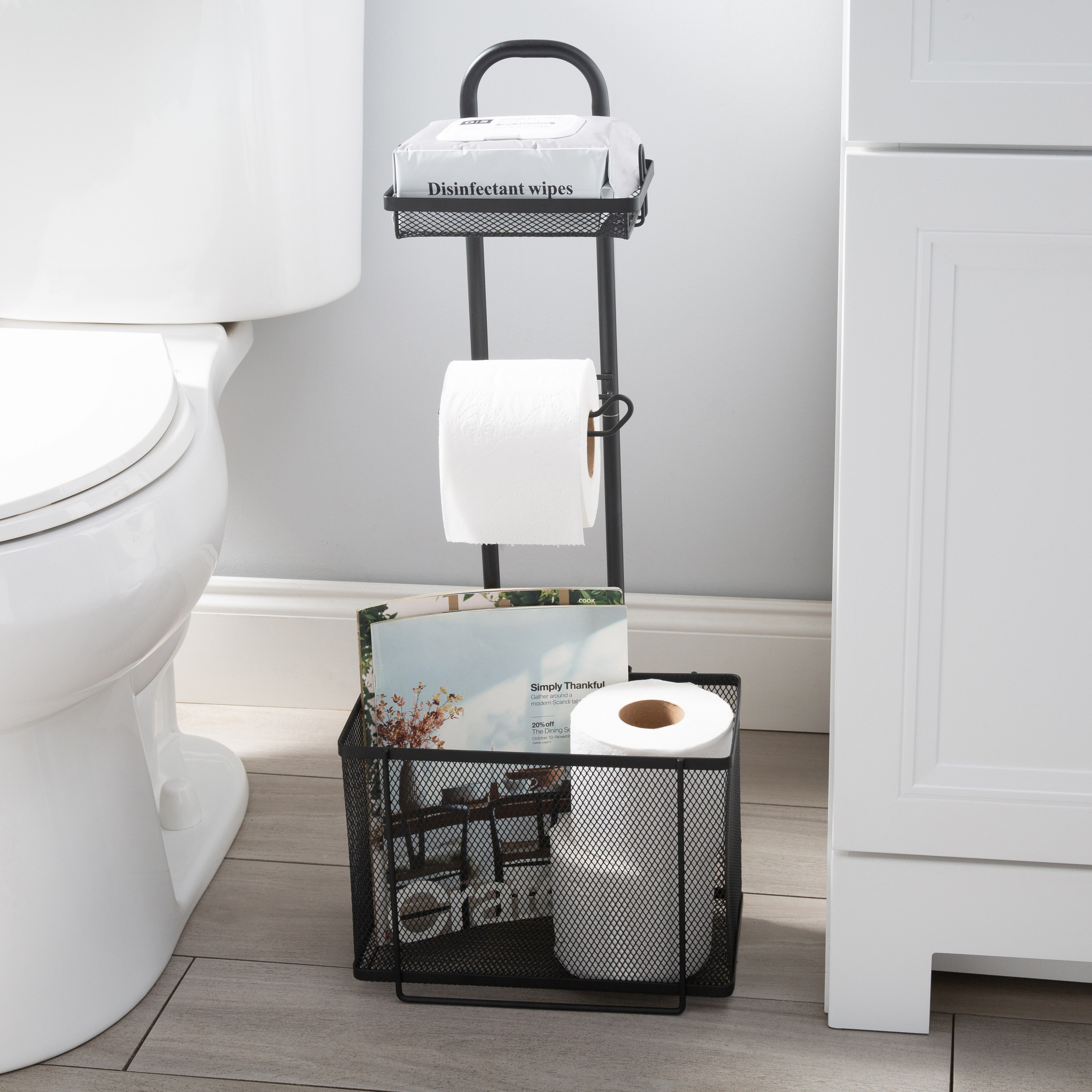 Bath Bliss Mesh Collection Adjustable Bathroom Organizer & Reviews ...