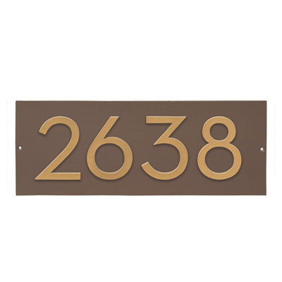Montague Metal Products Rectangle Wall Plaque & Reviews | Wayfair