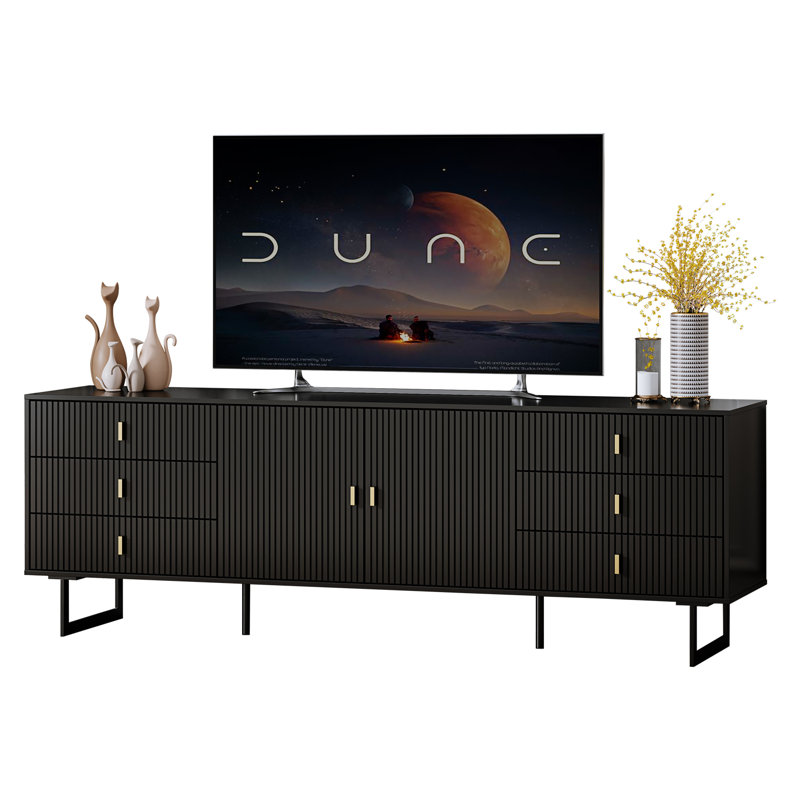 Ebern Designs Ainesh One-Piece Storage Credenza | Wayfair