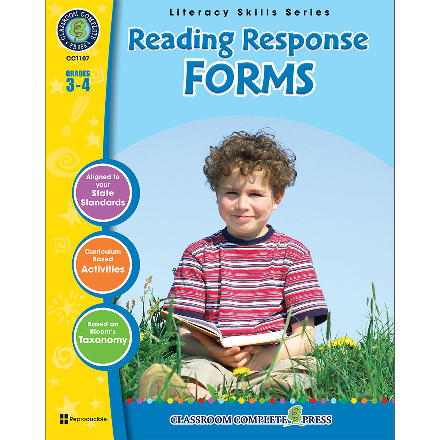 Classroom Complete Press Reading Response Forms Grade 3-4 Book ...