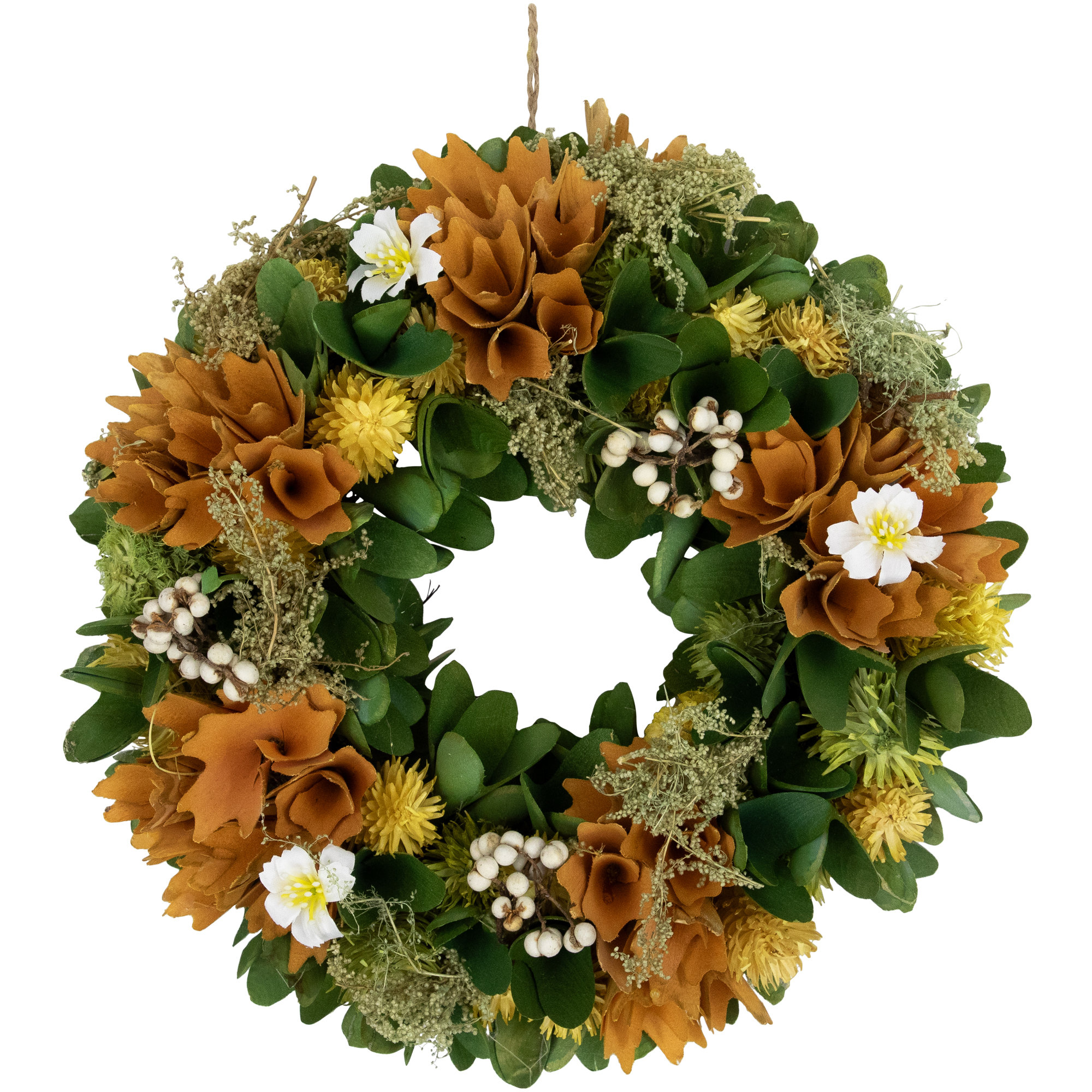 Northlight Seasonal Mixed Floral Artificial Spring Wreath - 11 ...