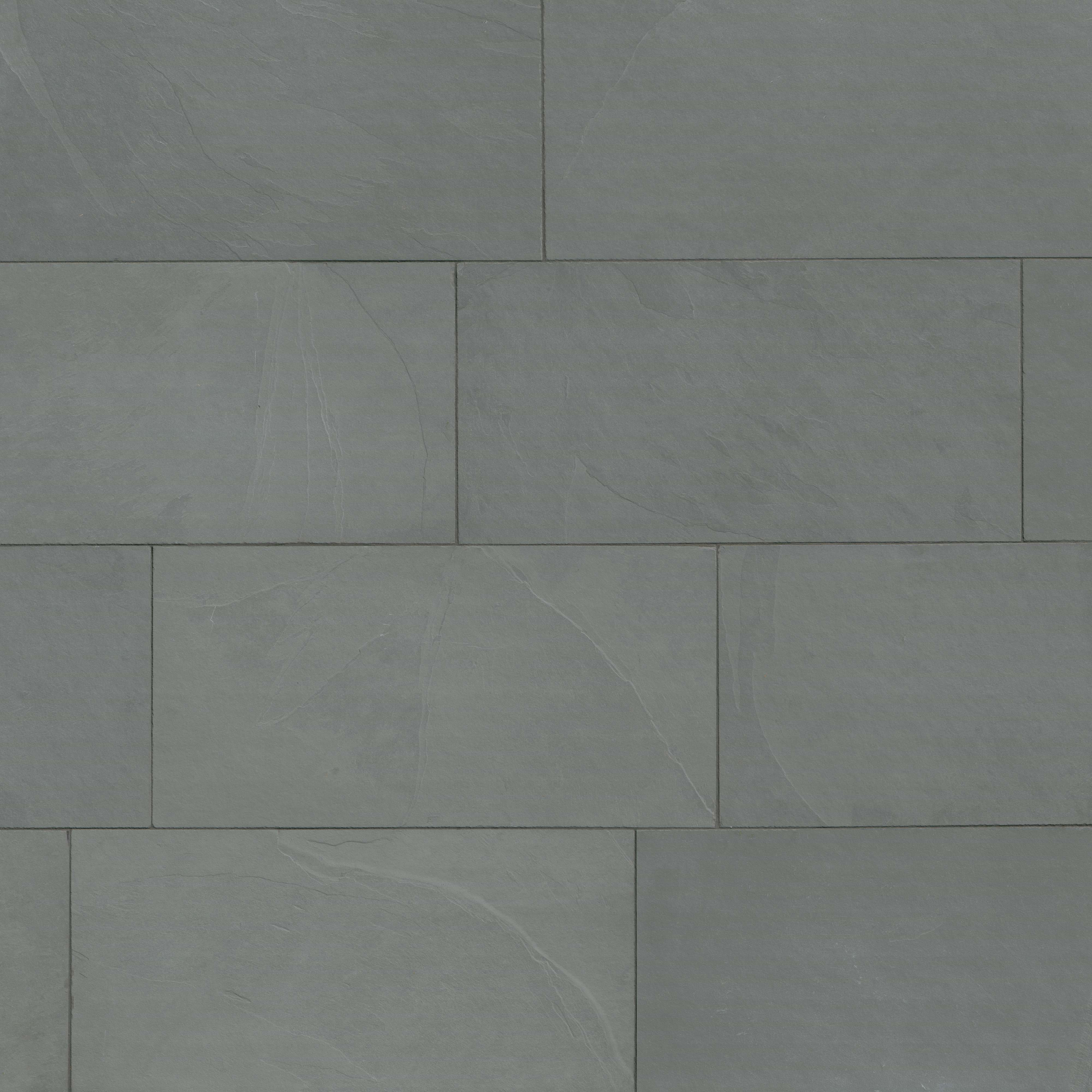 Ackland Camden 12 in. x 24 in. Gauged Slate Floor and Wall Tile ...