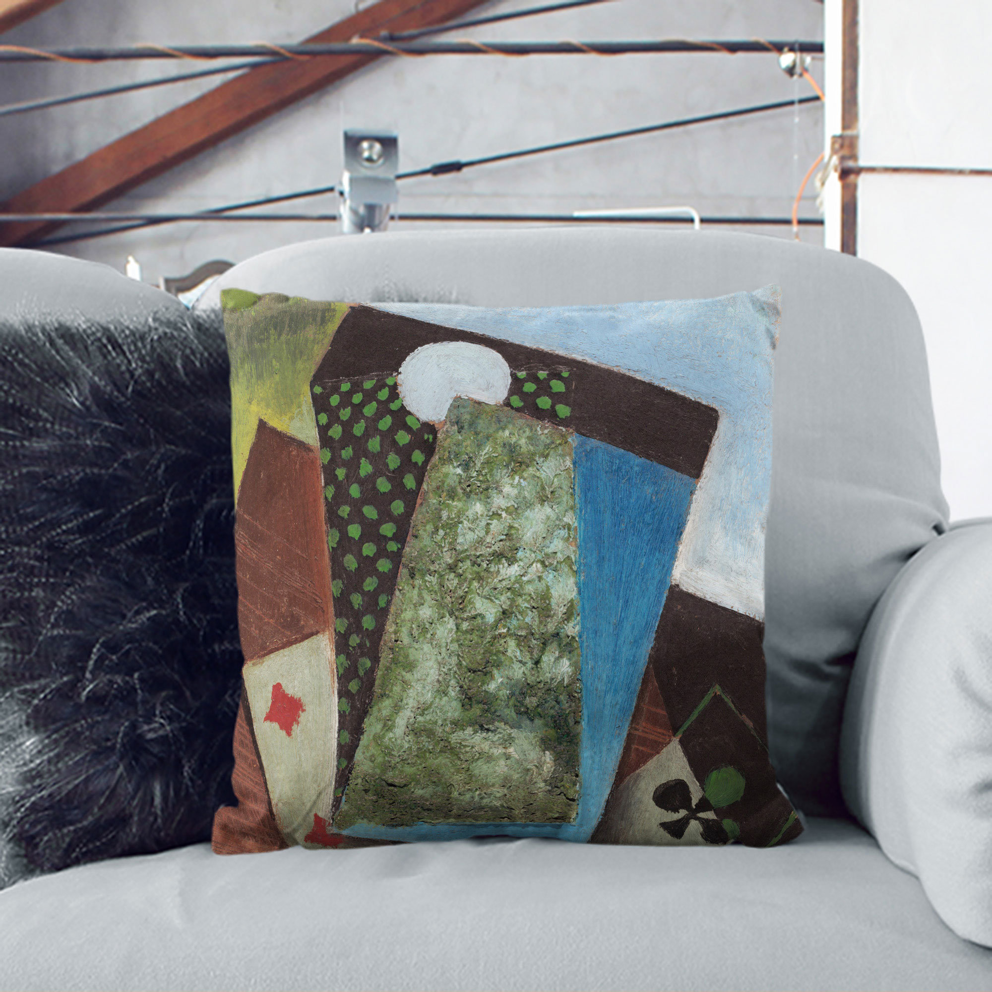 East Urban Home Playing Cards by Juan Gris Scatter Cushion with Filling ...