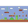 Room Mates Nintendo Retro Super Mario 10.5' x 72" Wall Mural & Reviews ...
