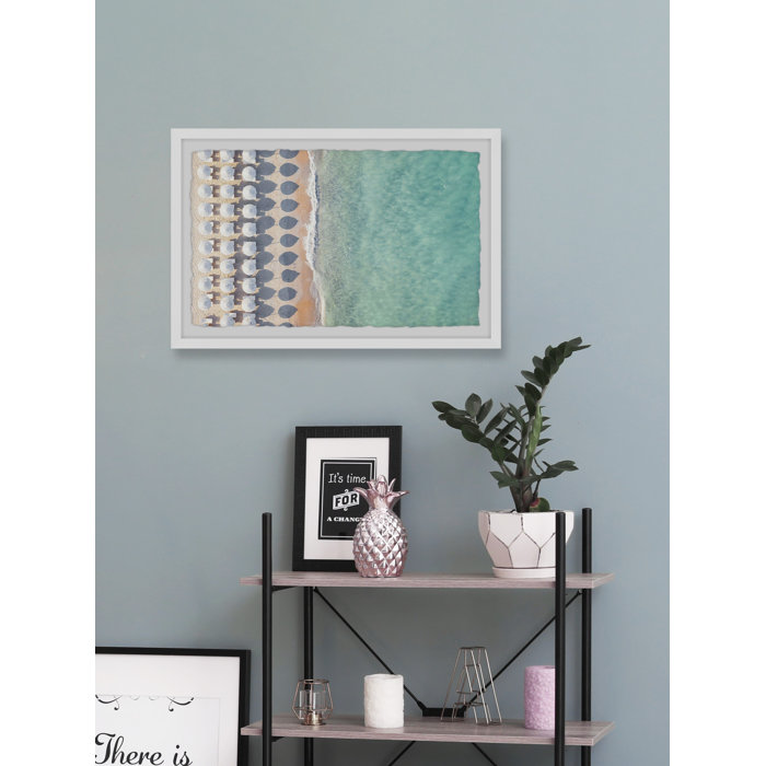 Beachcrest Home " White Sun Umbrellas " by Eyre Tarney on Paper ...