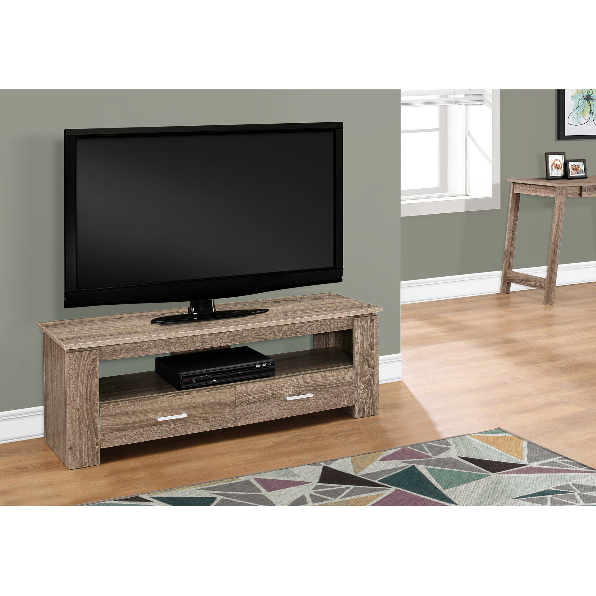 Ebern Designs Contemporary 48 Inch Tv Stand, Media Center With Large ...