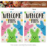 Ophelia & Co. Easter Welcome Peeps Garden Flag Double Sided For Outside ...