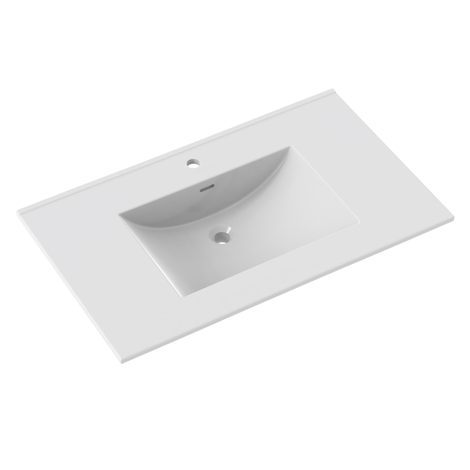 Barclay 37'' Ceramic Top 1.8cm thick White | Wayfair