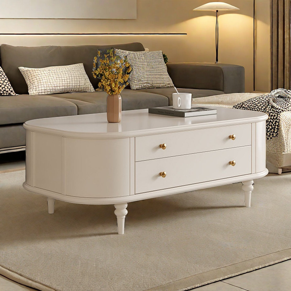 ComfyFurnituress French cream coffee table | Wayfair