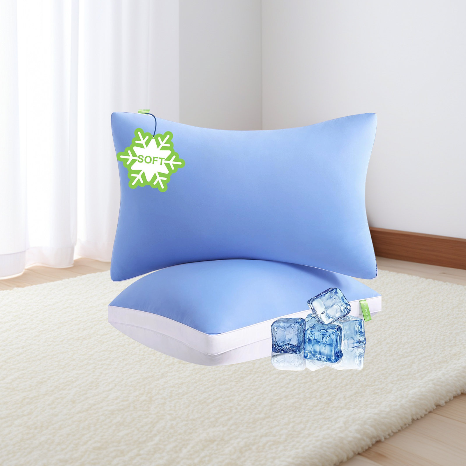 Alwyn Home 2-Piece Pillow Set, Soft Luxurious Hotel Quality, Cool ...