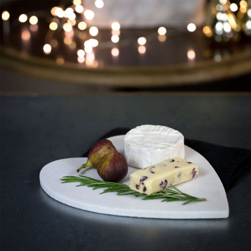 Argon Tableware - Heart Marble Serving Platters - 23 x 27cm | Wayfair.co.uk