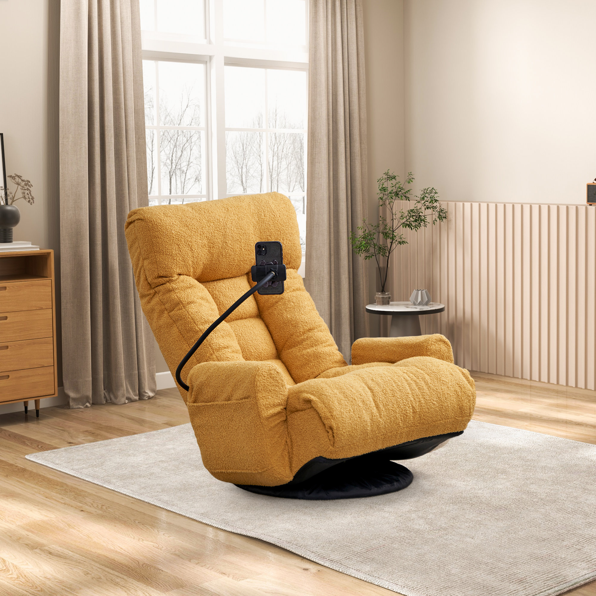 Trule 360 degrees Ergonomic Swiveling Lounge Floor Game Chair with ...