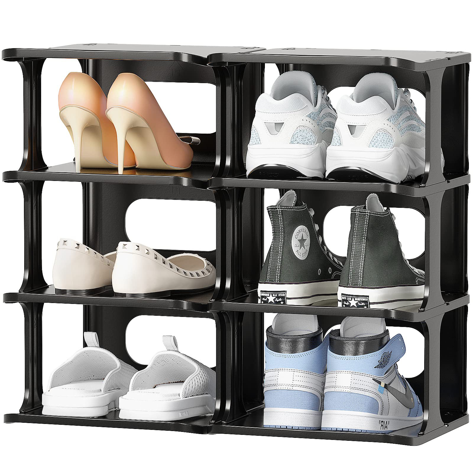 Rebrilliant 8 Pair Shoe Rack | Wayfair