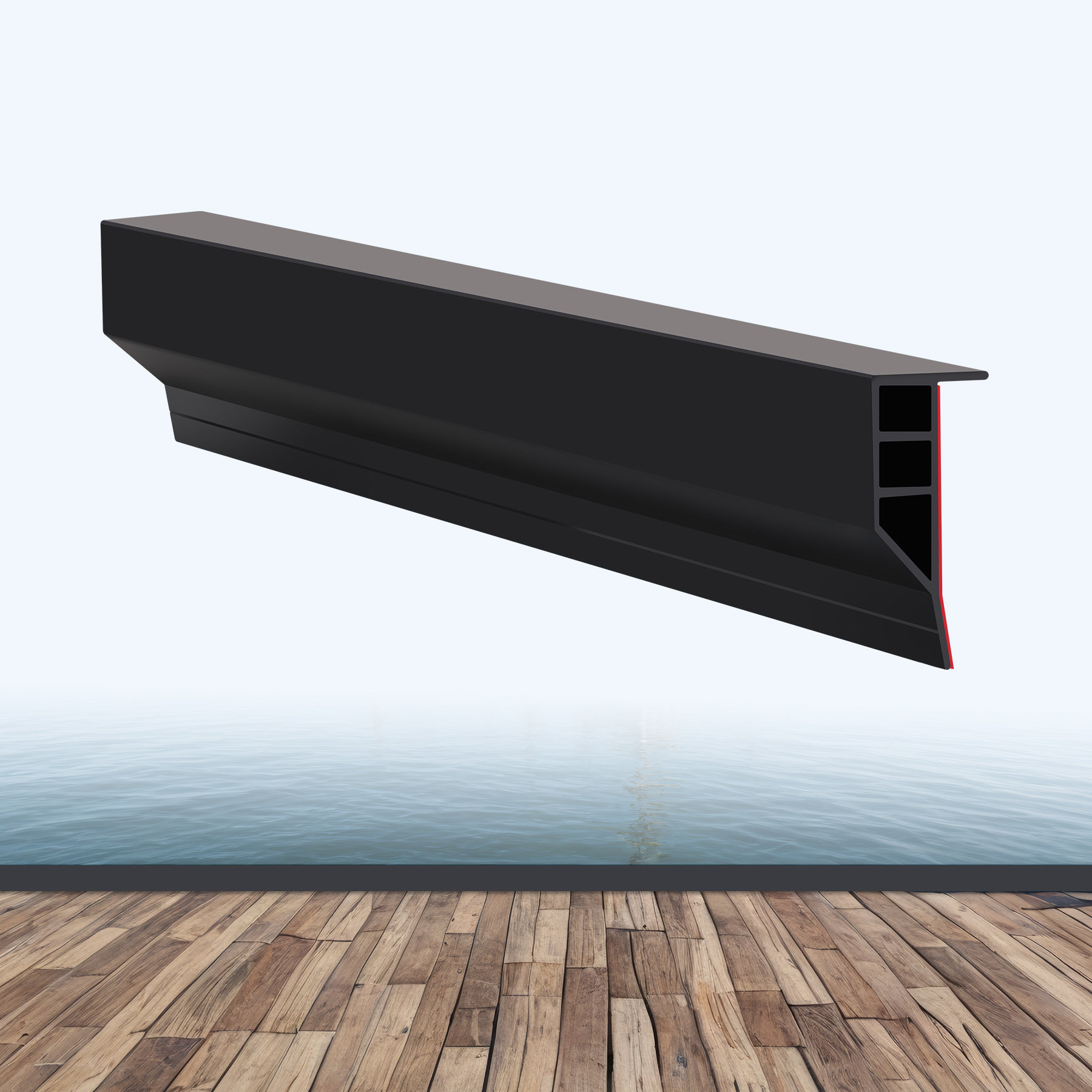 Gaahing Heavy-duty Boat Dock Side Bumper, Full Face Dock Edging Guard ...