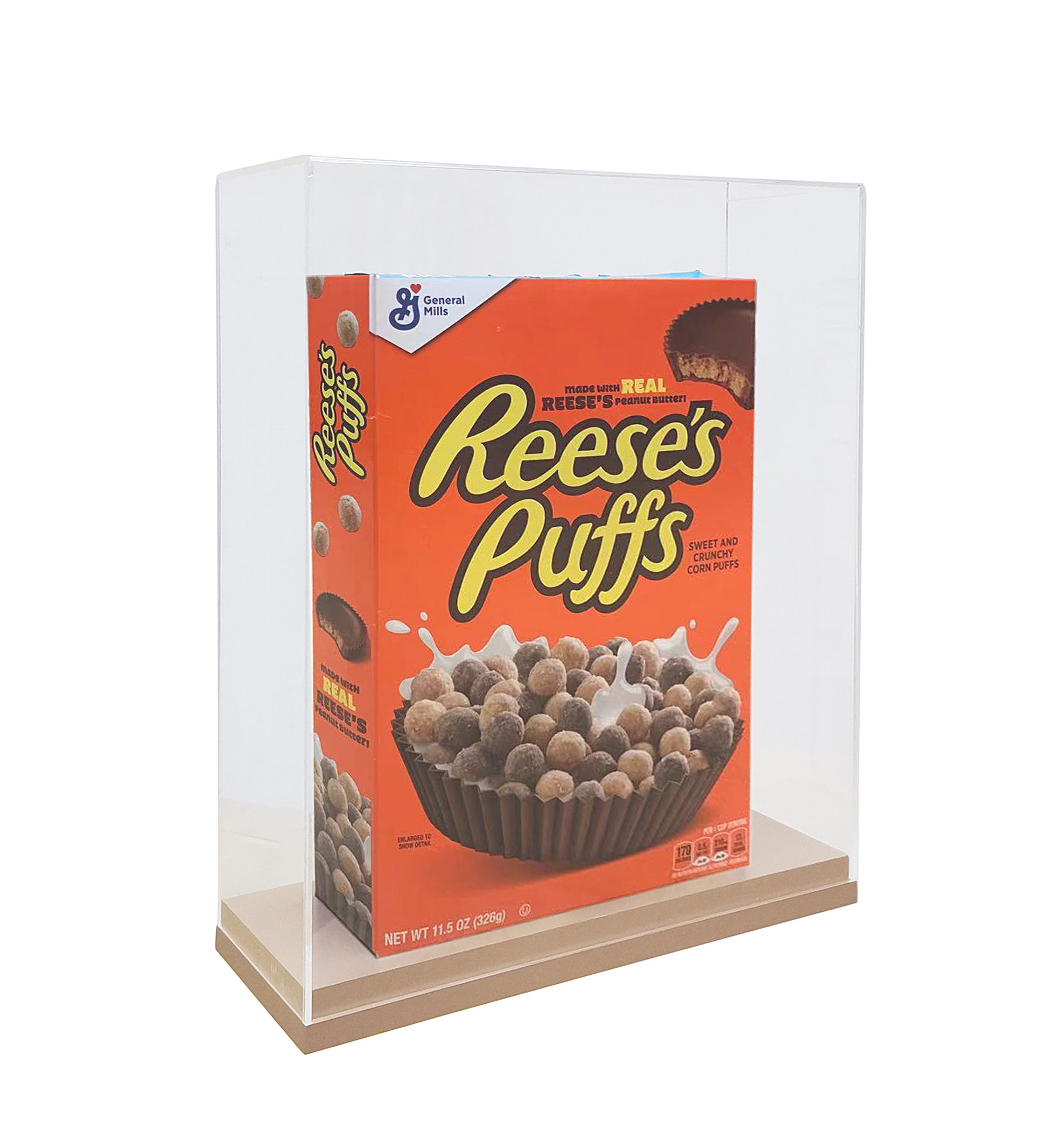 FixtureDisplays 8.5x2.5x12" Acrylic Cereal Box Display Trophy Figurine ...