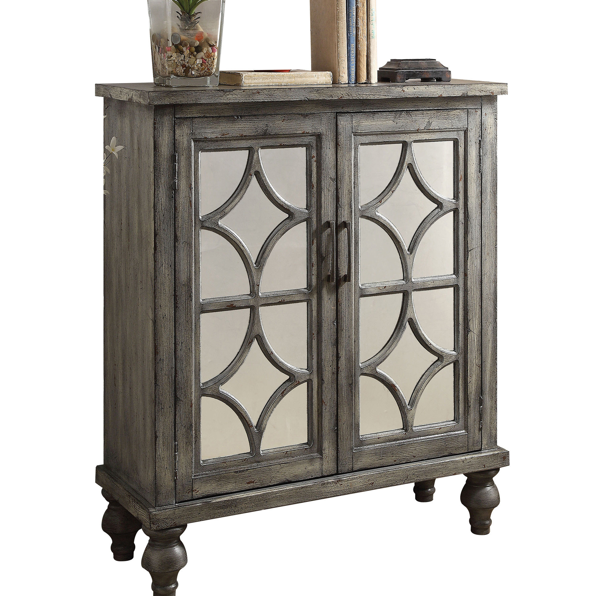 One Allium Way® Weathered Grey Rectangular Table - Functional And Attractive Rustic Living Area ...