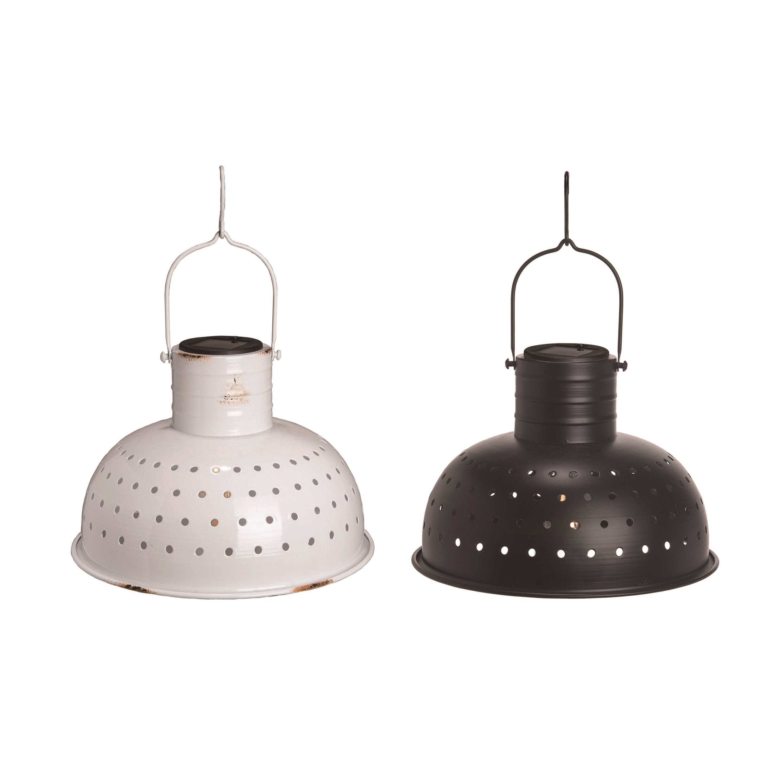 Transpac Metal Solar Colander Lantern Set of 2 Spring Home Decorations ...