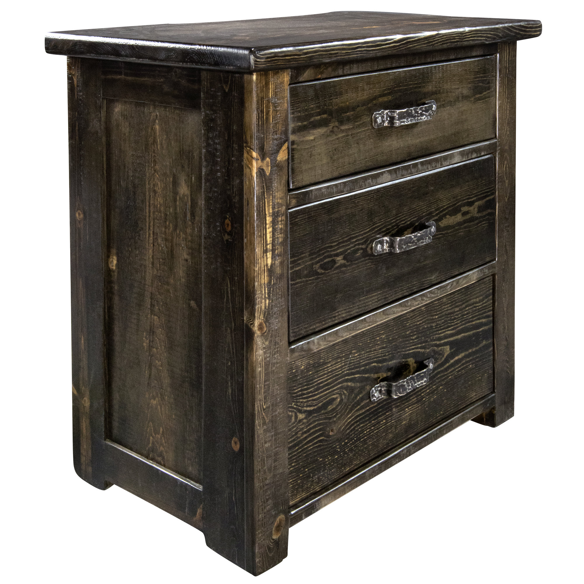 Loon Peak Jaynee 3 Drawer 33" Solid Wood Chest - Wayfair Canada