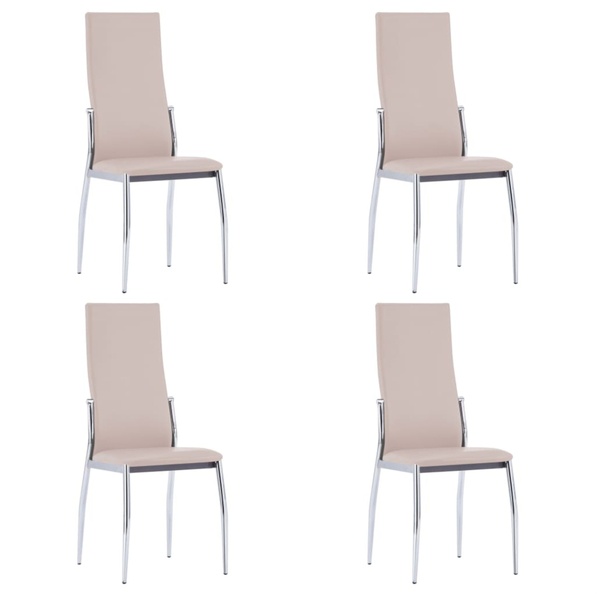 Orren Ellis Dining Chairs High Back Kitchen Chair for Dining Room Faux ...