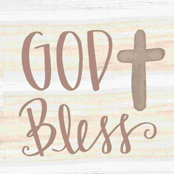 Trinx " God Bless " Print on Canvas - Wayfair Canada
