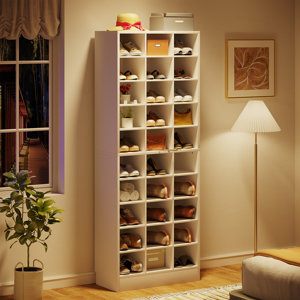 Hokku Designs 30 Pair Shoe Storage Cabinet & Reviews | Wayfair