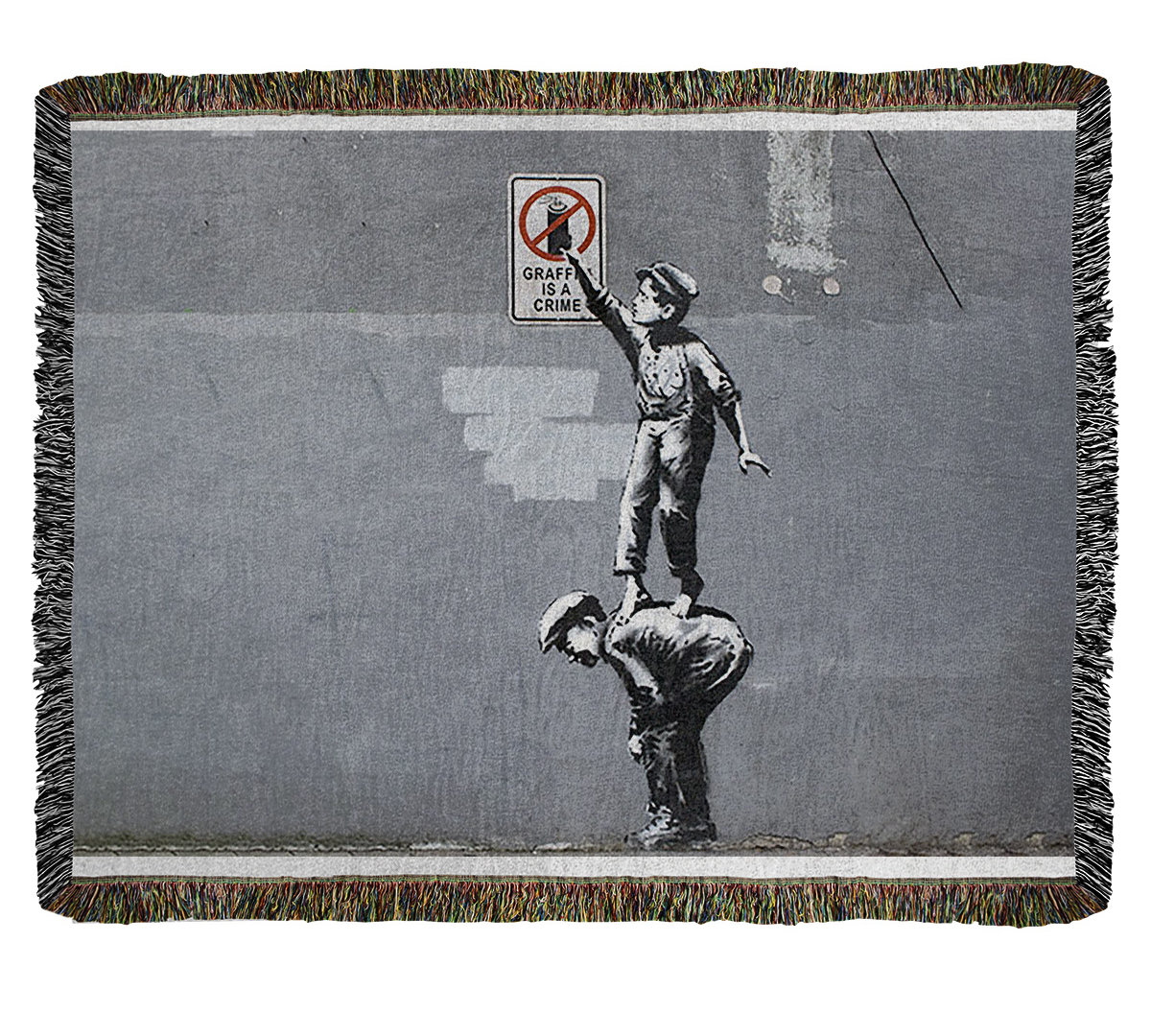 ArtVerse Is a Crime Cotton Throw | Wayfair