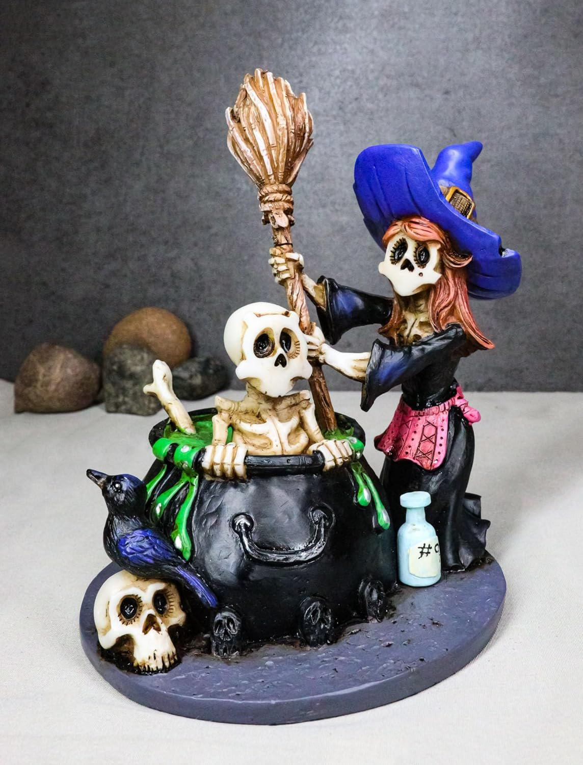 Astoria Grand Day Of The Dead Bewitching Kitchen Skeleton Witch Raven ...