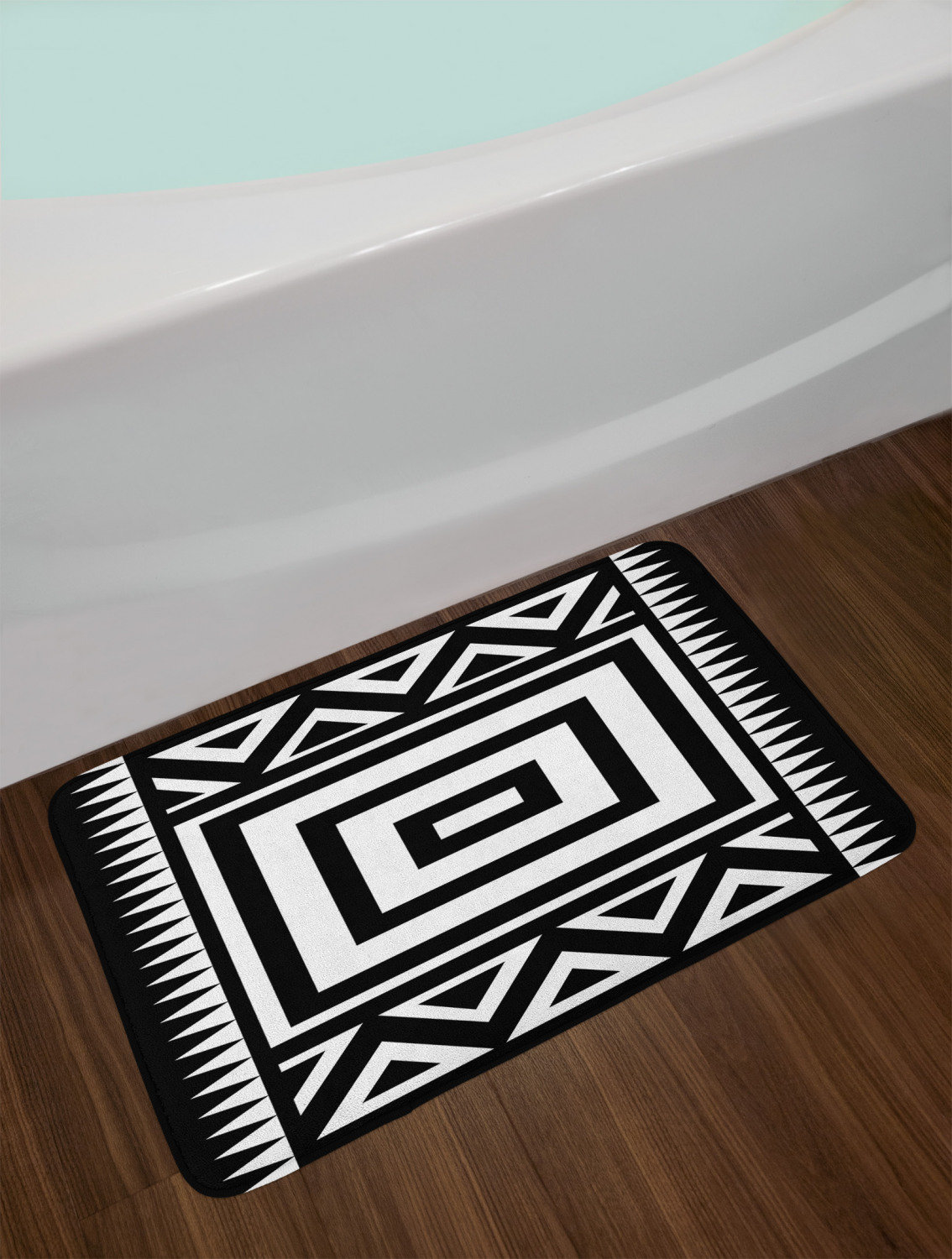 East Urban Home Tribal Bath Rug | Wayfair