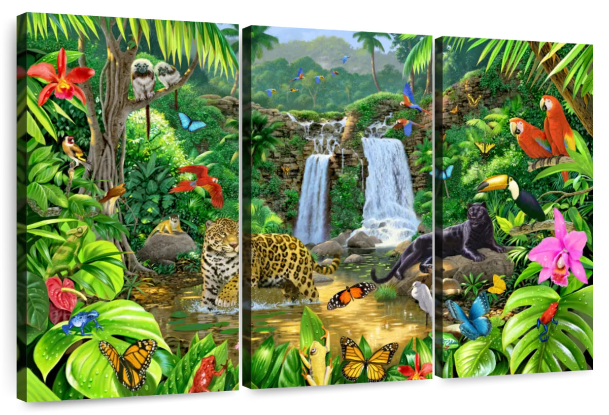 Ebern Designs Brampt Rainforest Harmony I | Wayfair