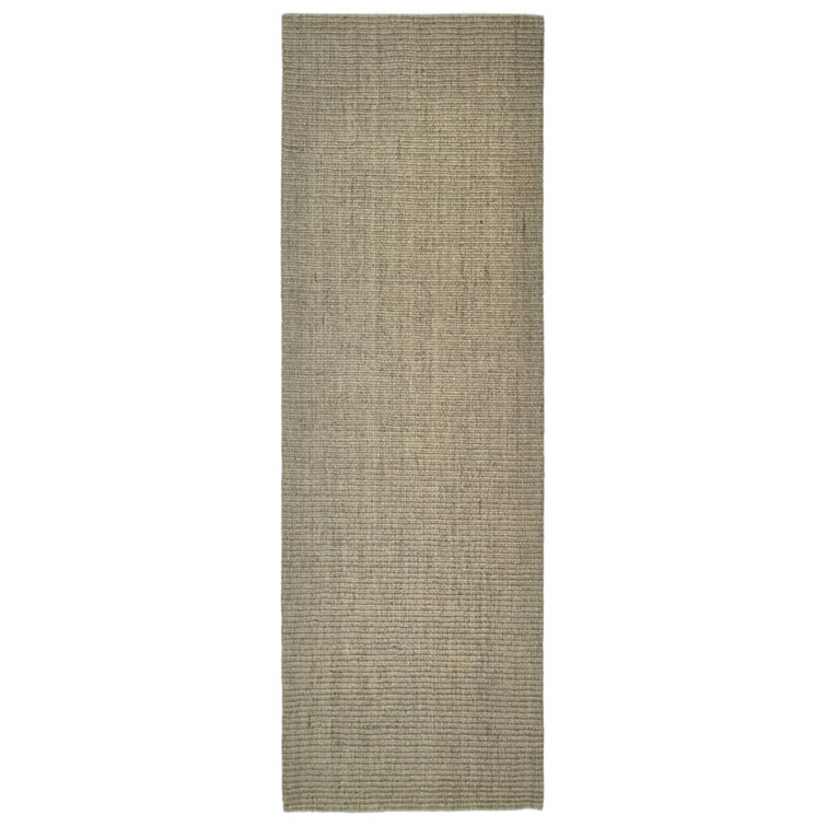 August Grove Rug Natural Sisal Green | Wayfair.co.uk