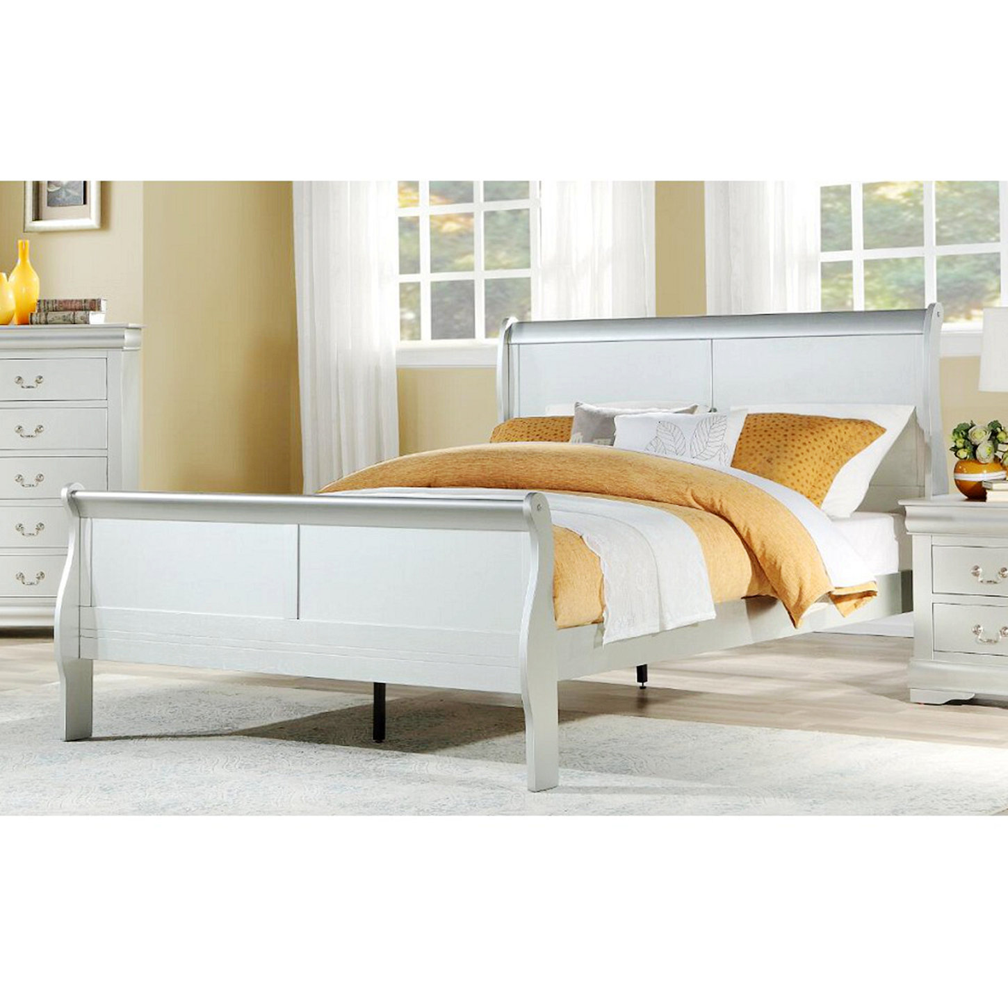 Ivy Bronx Sleigh Bed, Bed Frame - Wayfair Canada