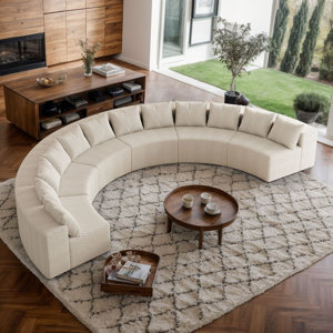 Curved Sectionals & Sectional Sofas You'll Love