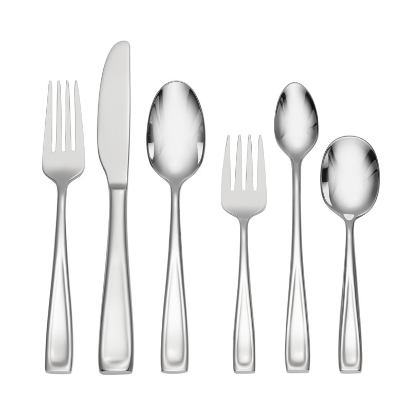 Oneida Moda 6 Piece Fine Flatware Progress Set | Wayfair