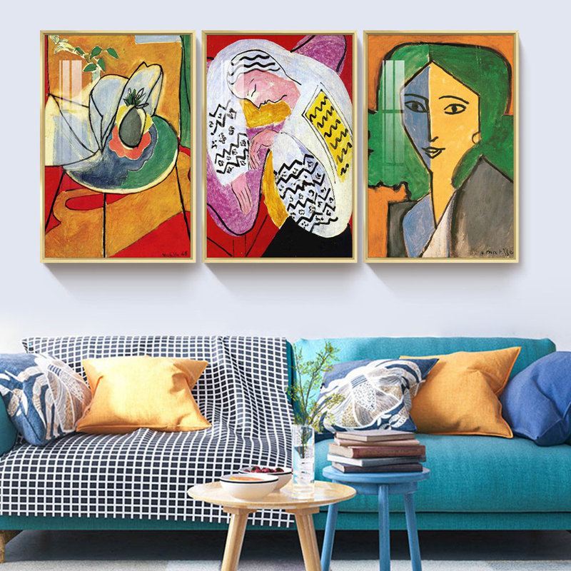 Brayden Studio® Henri Matisse - 3 Piece Picture Frame Painting Set on ...