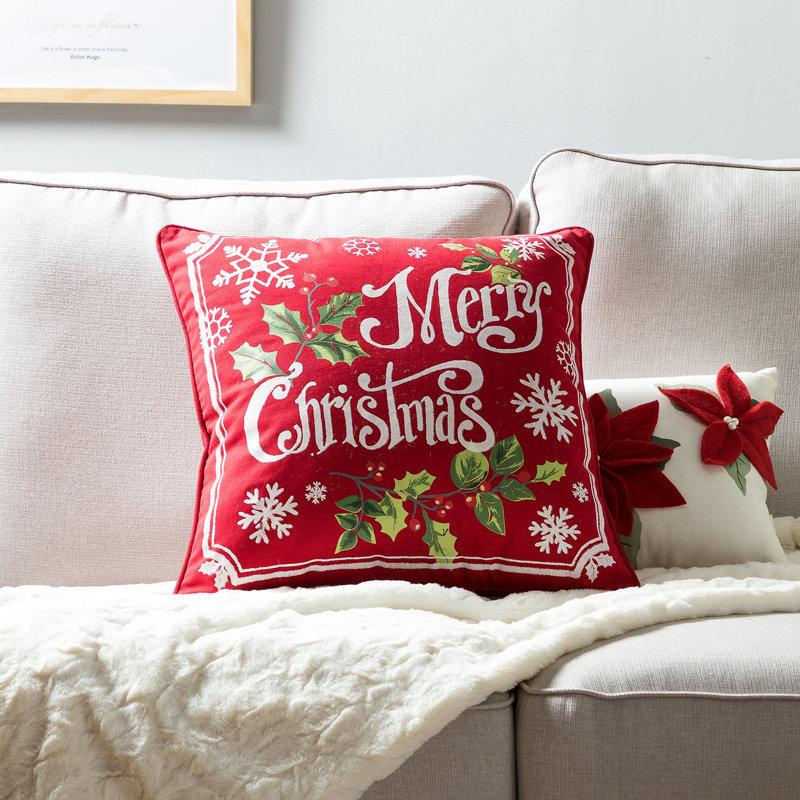 14 Karat Home Inc. 100% Polyester Throw Pillow Cover & Reviews | Wayfair