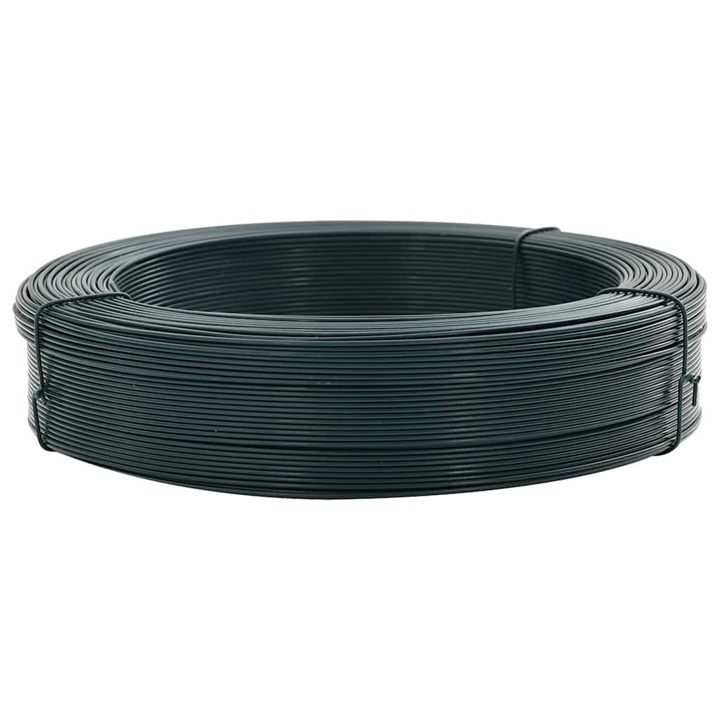 vidaXL Fence Binding Wire 820.2 ' 2,3/0.15 " Steel Blackish Green | Wayfair