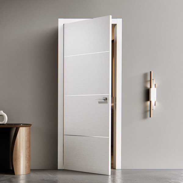 LEGNORI Modern Italian Prefinished Interior Door Pure Ash White EON 30 ...