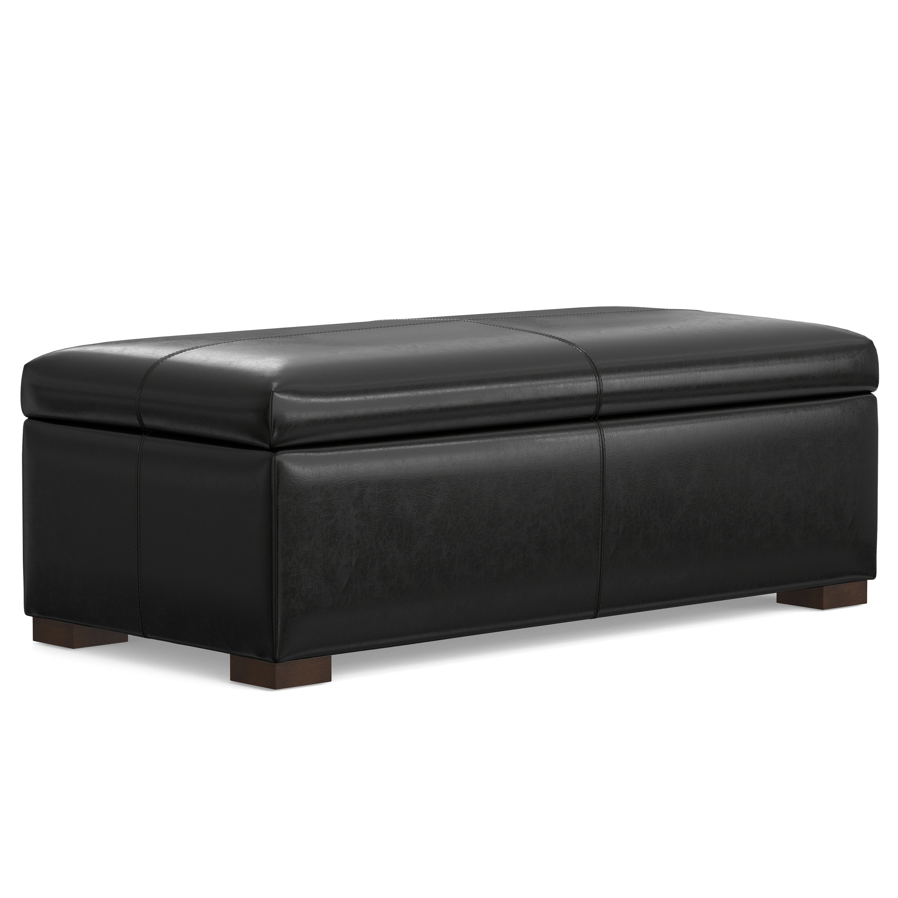 Simpli Home Gabbie Rectangular Storage Ottoman | Wayfair